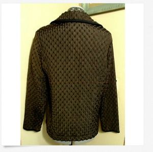 Focus | Jackets & Coats | Focus Puffy Blazer S Brown Button Up Jacket ...